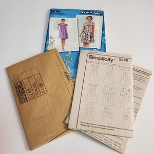 Simplicity | Other | Simplicity Misses Summer Dress 2248 Project Runway ...